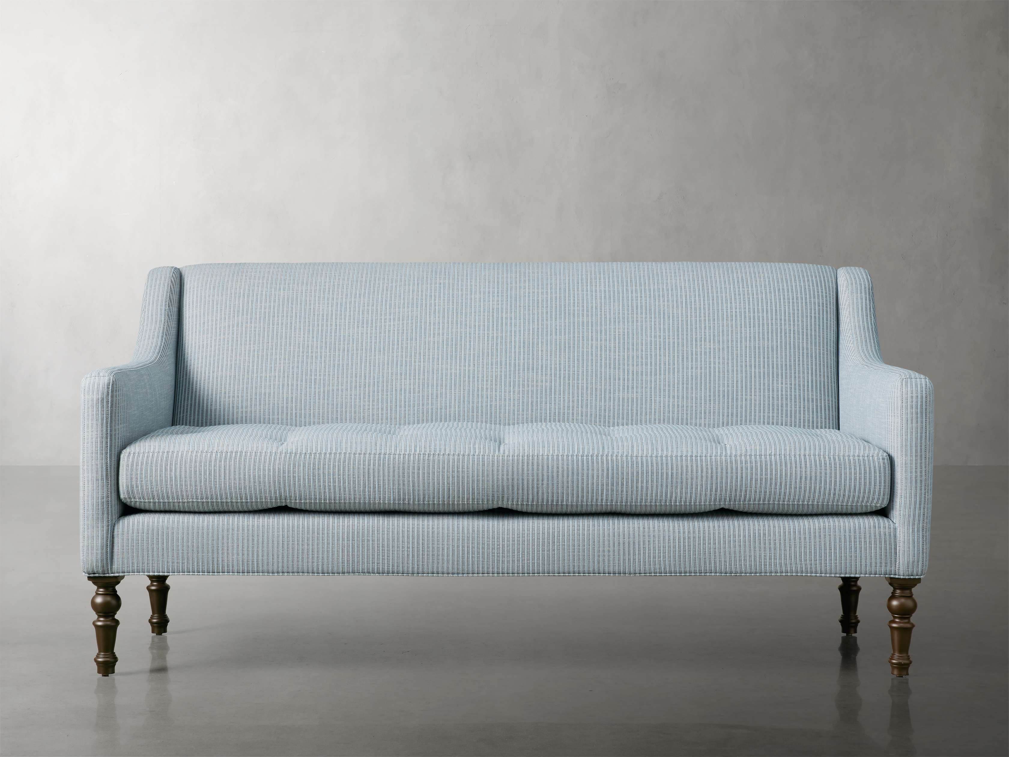 Eaton Tufted Settee without Pillows Arhaus