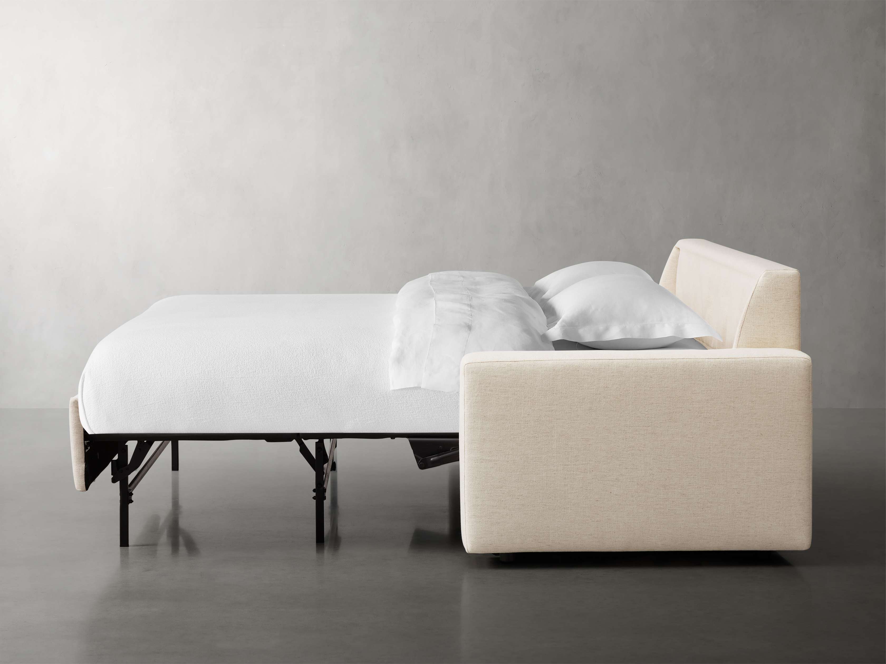 Kipton Wide Arm Luxury Sleeper Sofa Arhaus
