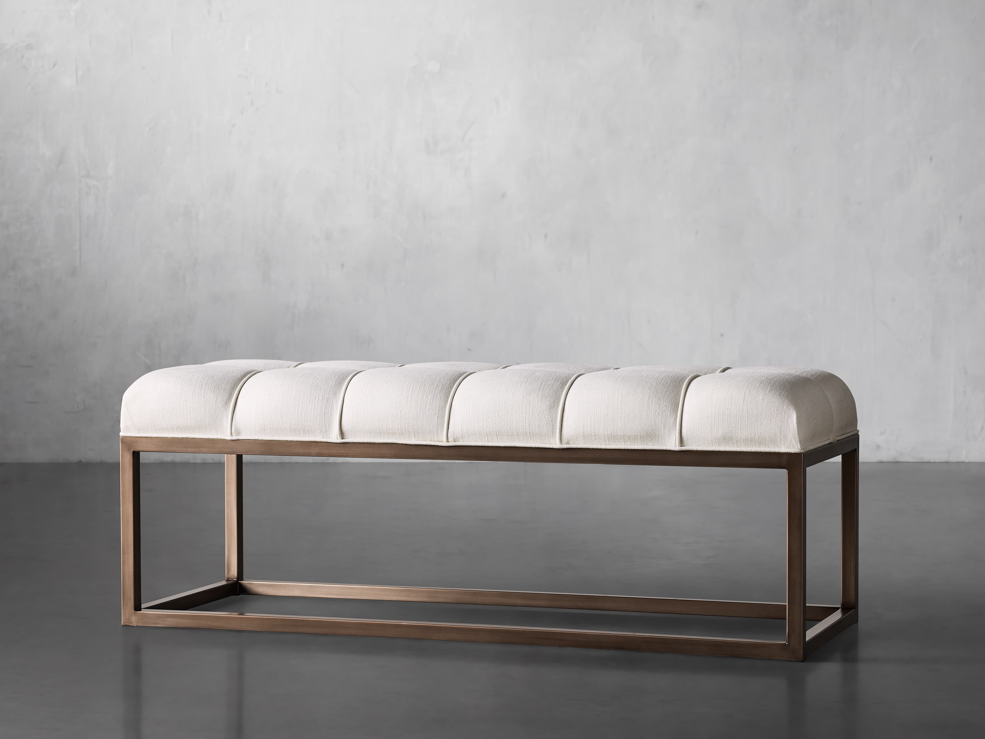 Tufted bench seat store