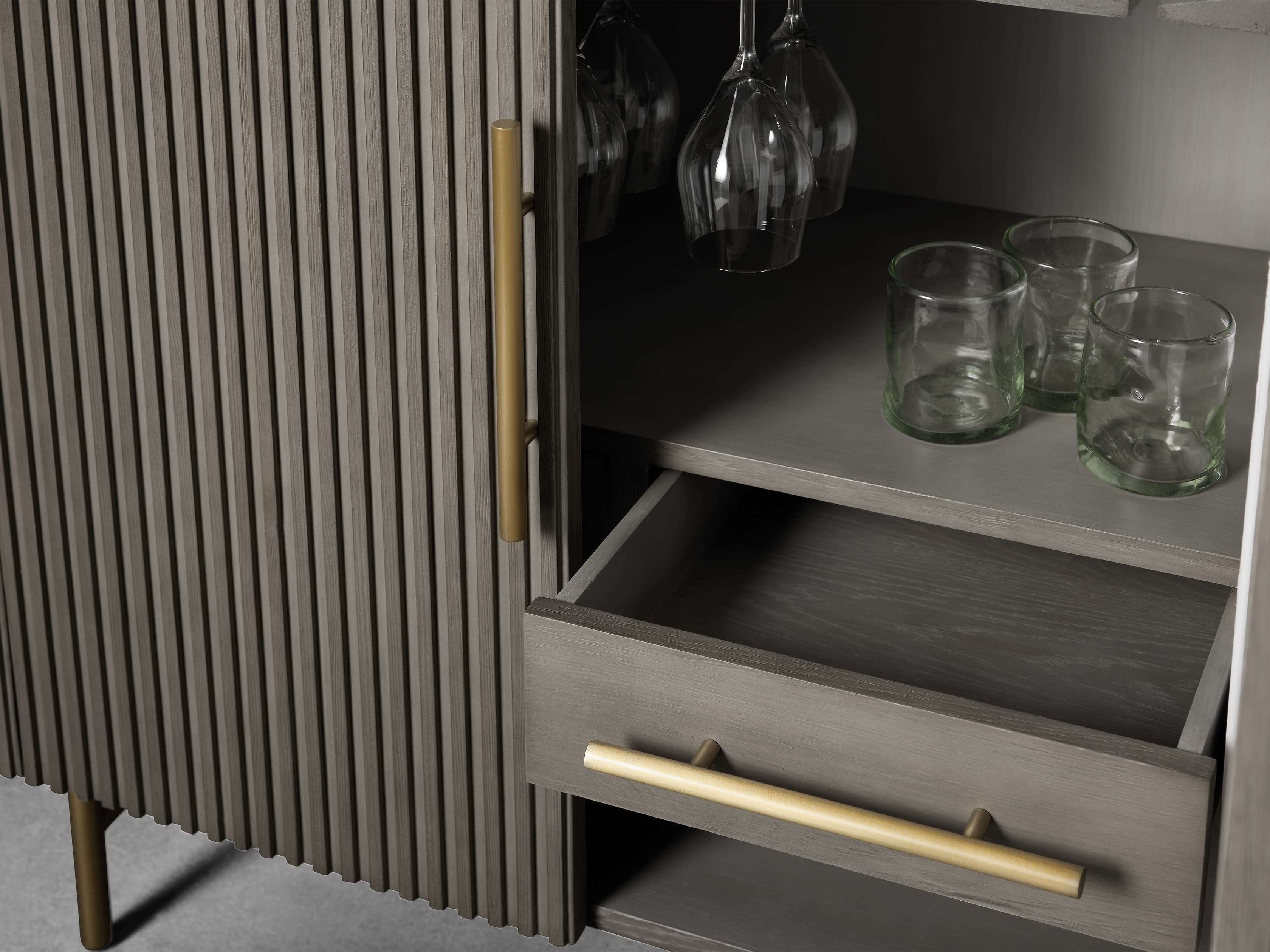 Arhaus bar cabinet store