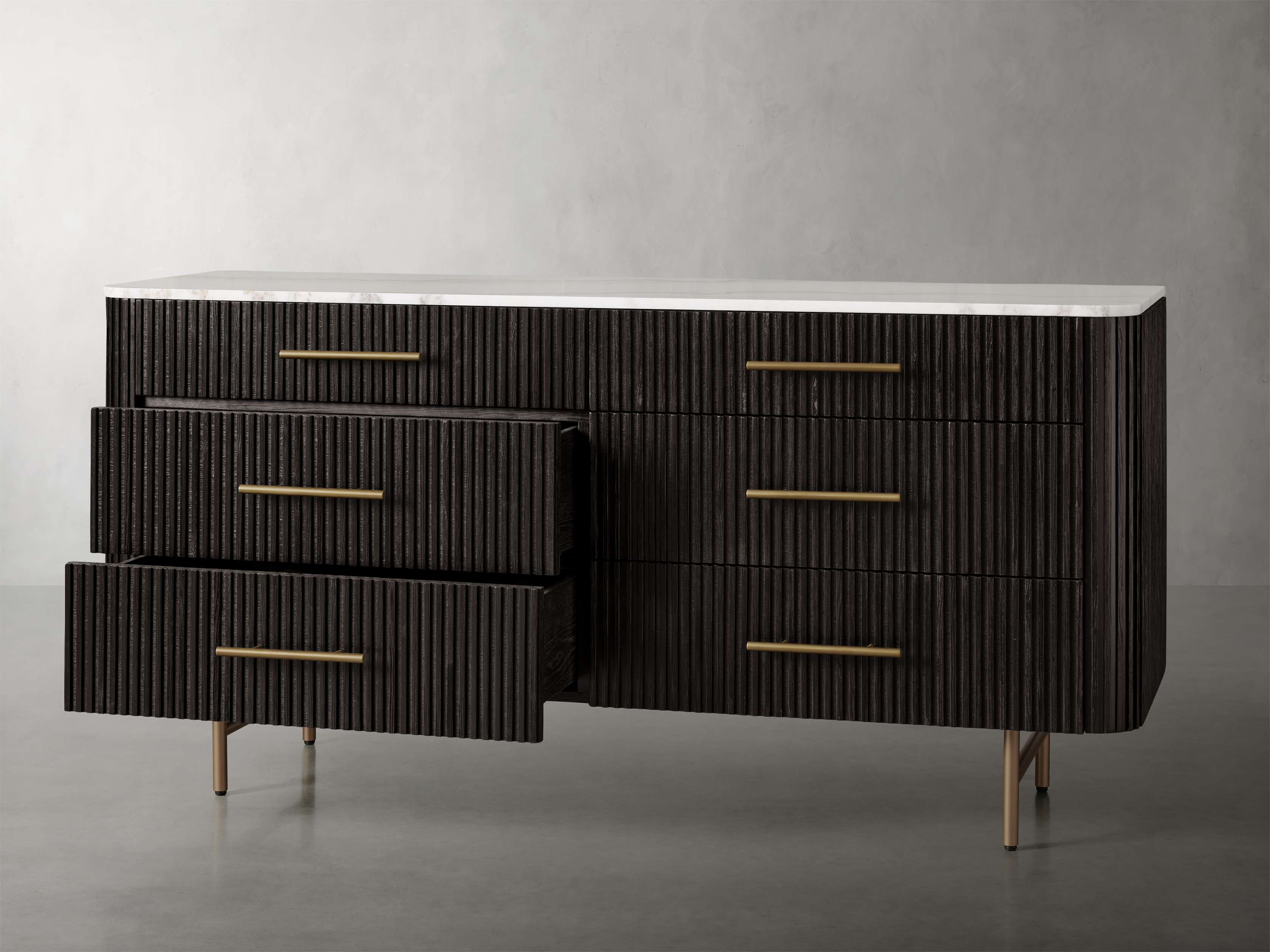 Finnley Six Drawer Dresser Arhaus