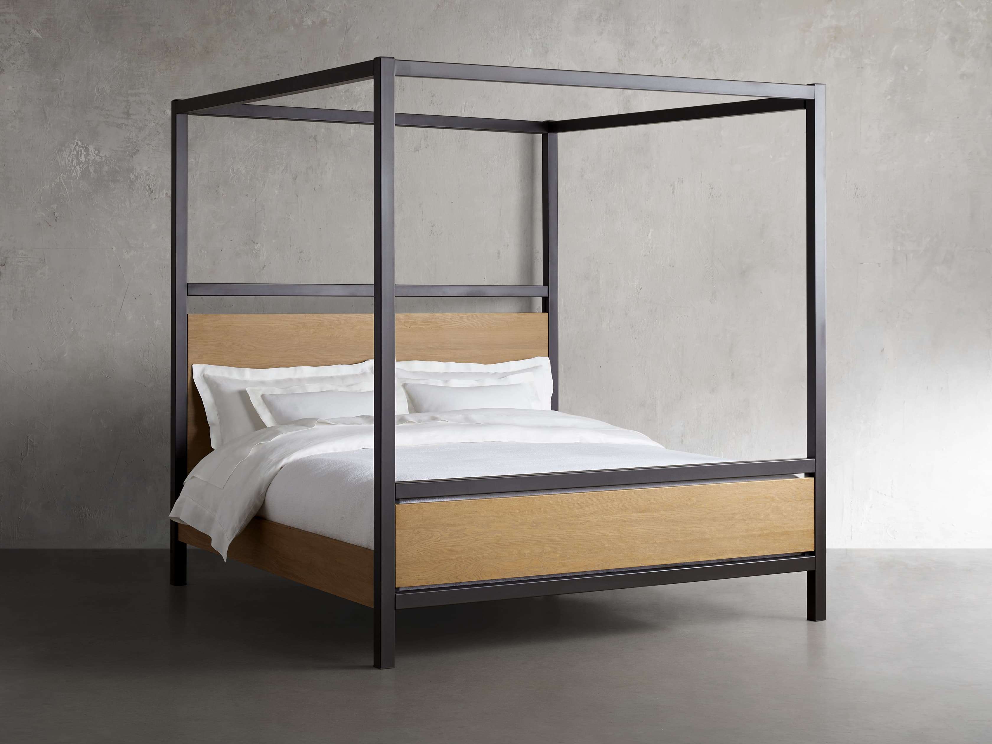 Arhaus canopy bed store