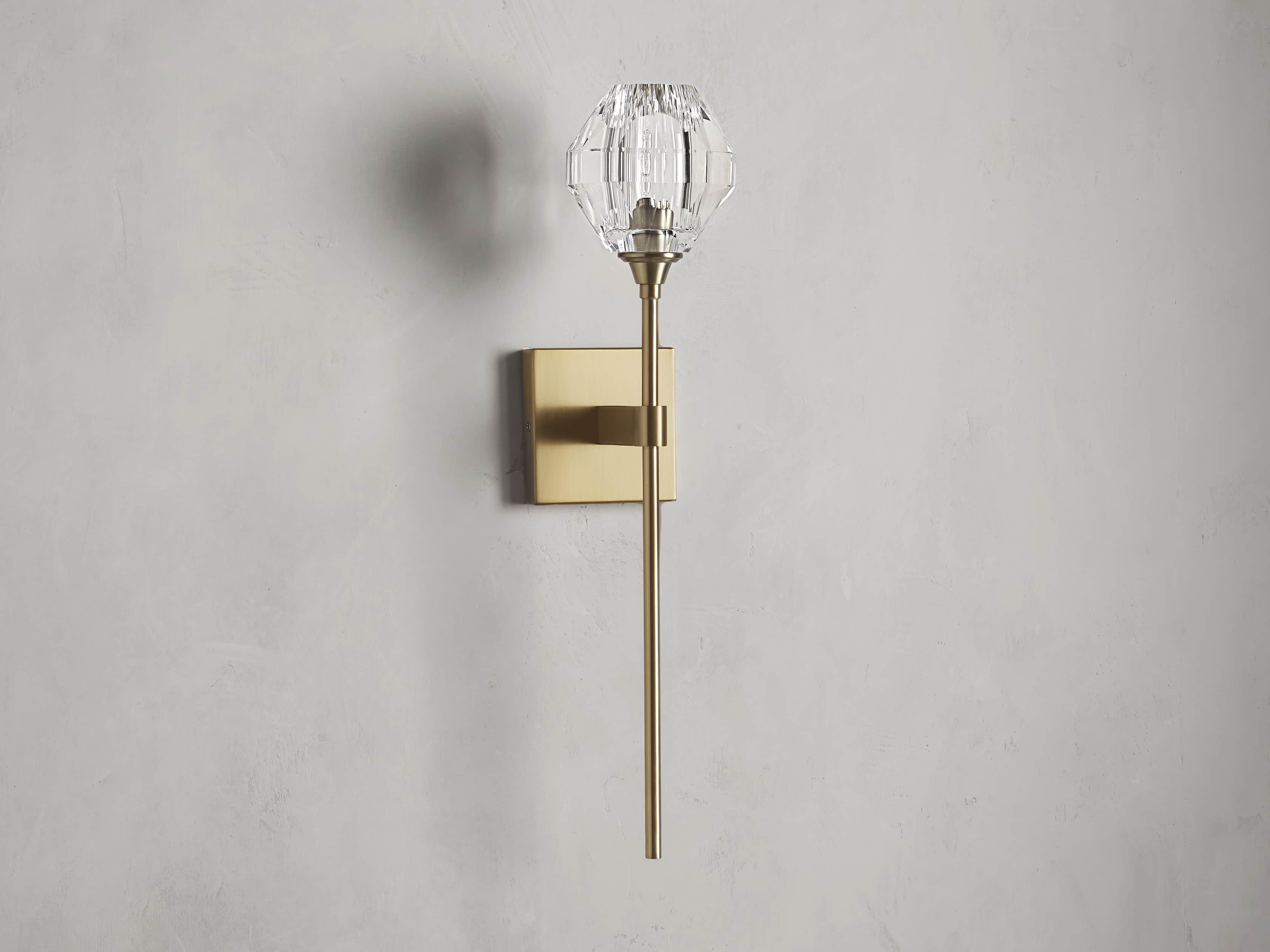 Faux Crystal Wall Sconces
