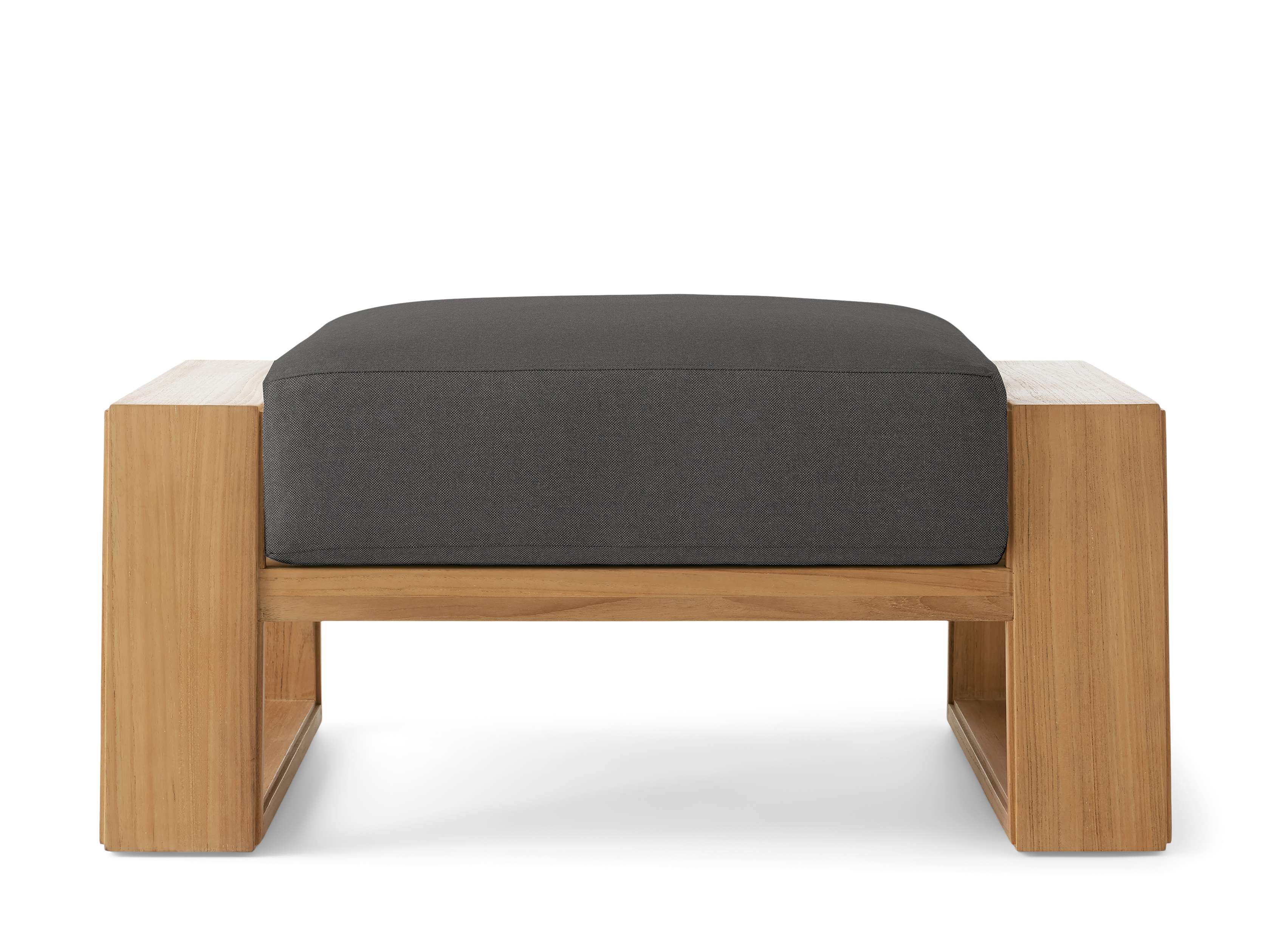 Outdoor teak ottoman store